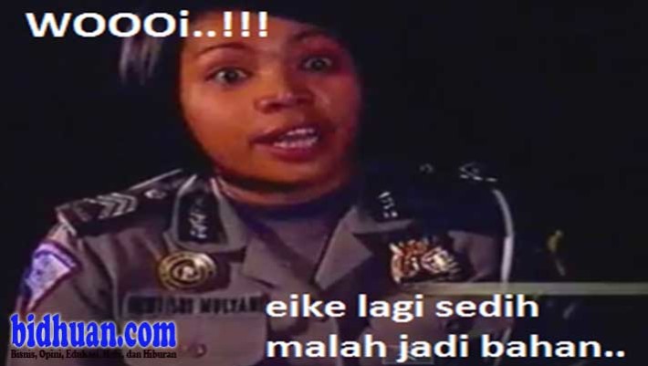 Meme Polwan Terbaru Kali ini Sudah Tidak Merasa Sedih Lagi