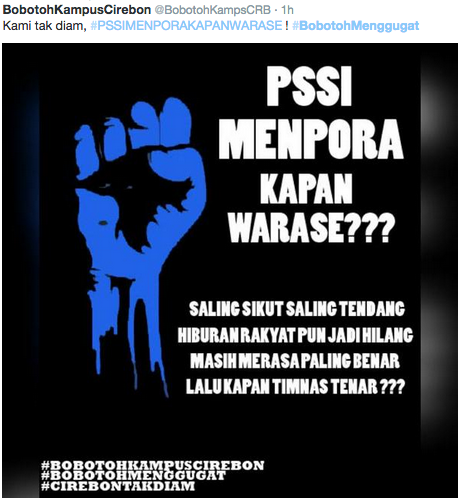 Begini Aksi Bobotoh Gelar Demo Sampai Muncul Meme Bandung Menggugat