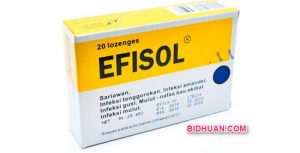 Obat EFISOL Lozenges: Obat Sariawan, Infeksi Gusi, Tenggorokan dan ...